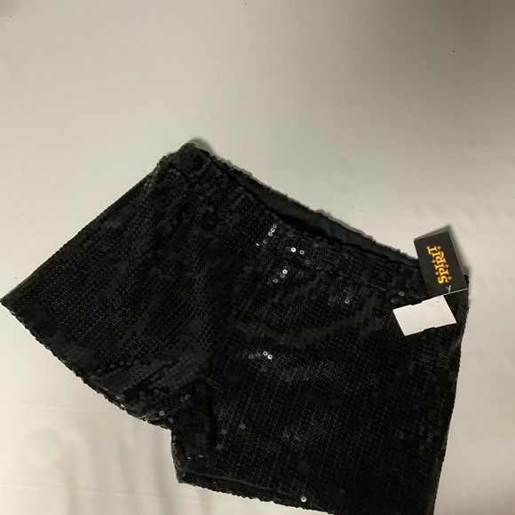 Spirit | Shorts | Spirit Halloween Black Sequin Shorts Xl | Poshmark